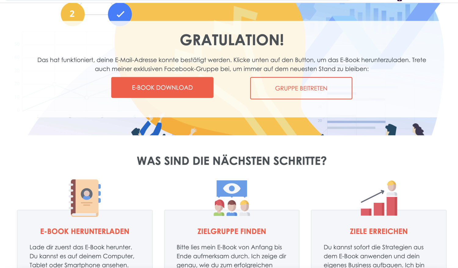 Danke Seite - Masterpages Support